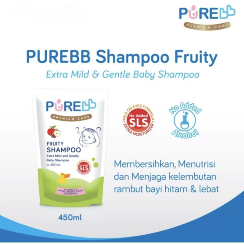 Jual PURE BABY SHAMPOO refil 450ML | Shopee Indonesia