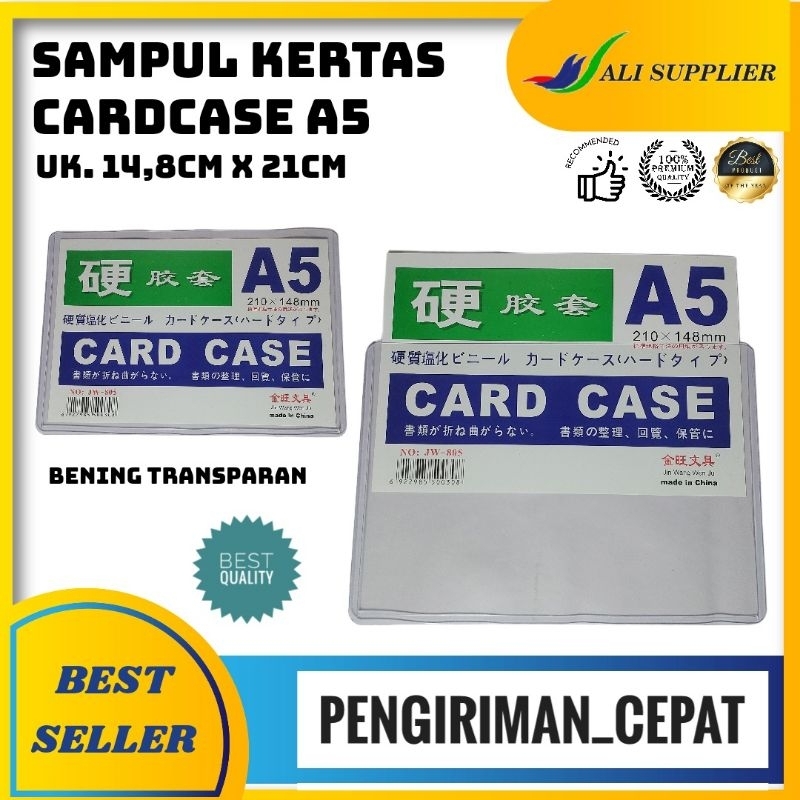 Jual CARD CASE A5 TEBAL / SAMPUL A5 / COVER A5 / PLASTIK A5 / MAP A5 ...