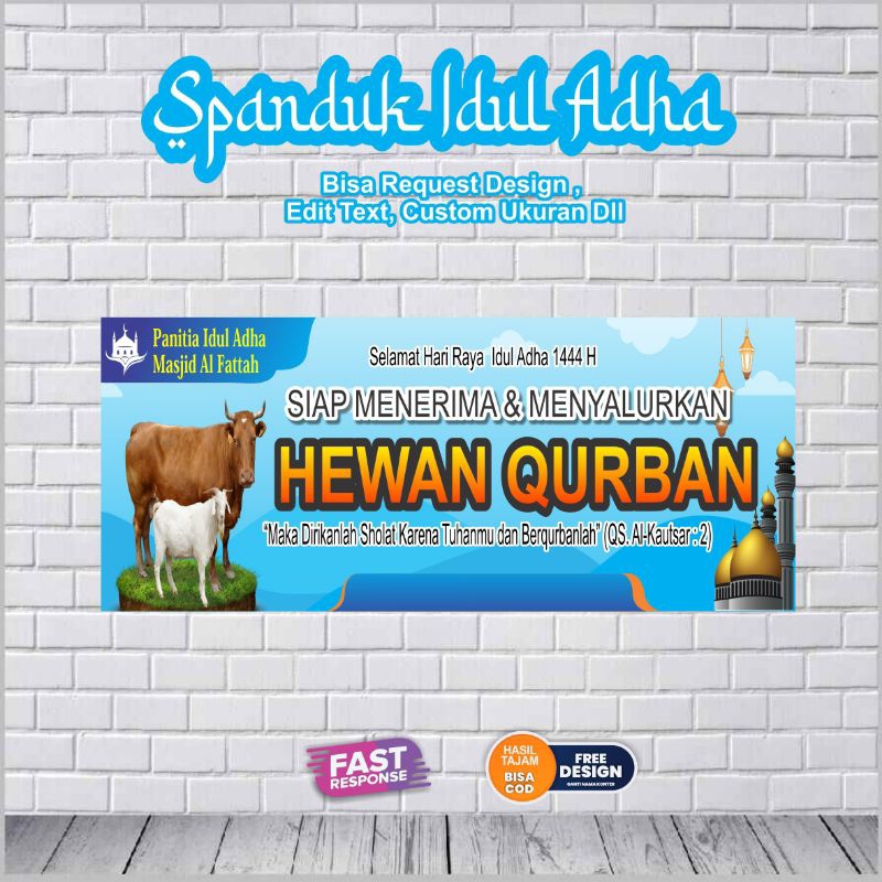 Jual Spanduk / Baner idul Adha / Qurban Murah | Shopee Indonesia