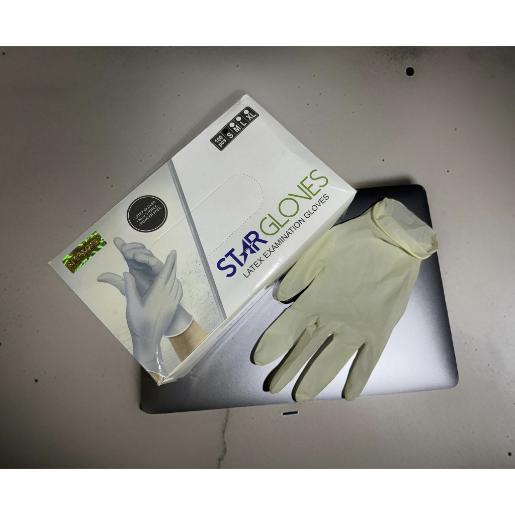 Jual Star Glove Latex Powder Free Handscoon Hand Glove sarung tangan ...