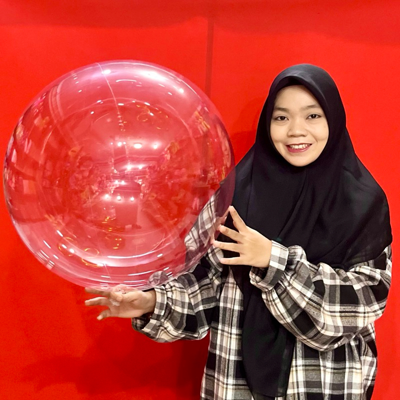 Jual Balon Pvc Bobo Transparan Bening Ukuran 24 inch ukuran besar balon ...