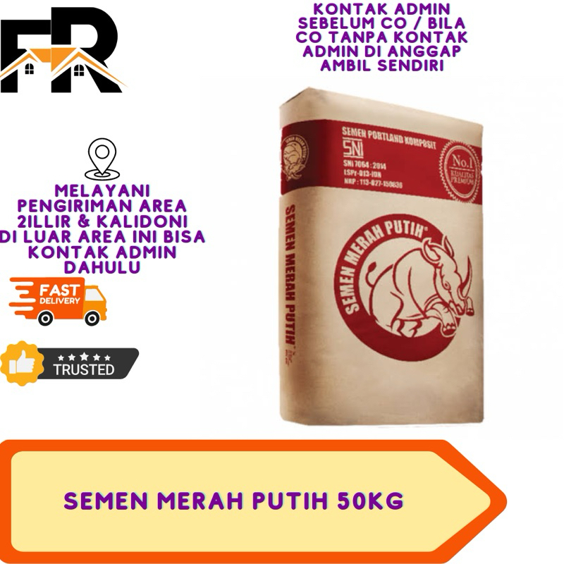 Jual SEMEN MERAH PUTIH 50KG | Shopee Indonesia