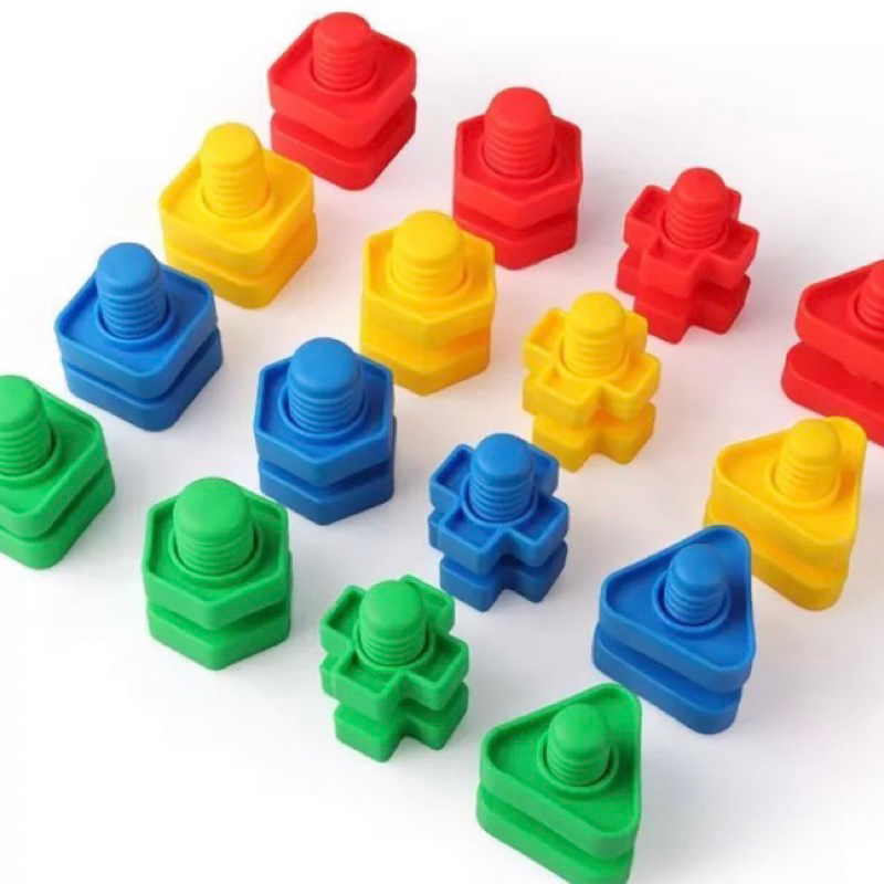 Jual Mainan Edukasi SCREW BUILDING TOYS Tebal, Mainan Bongkar Pasang ...