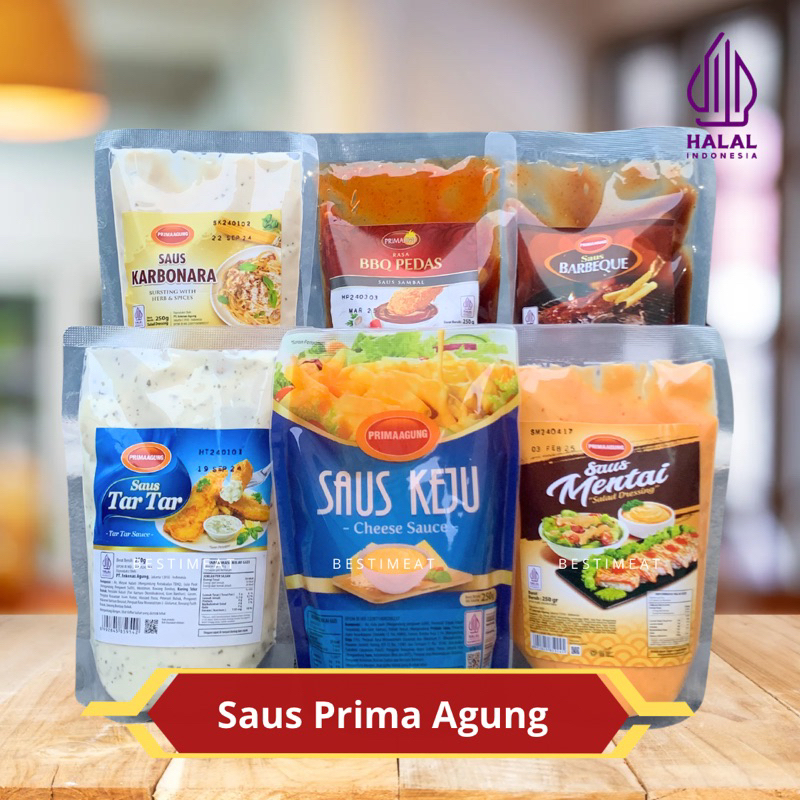 Jual Prima Agung Saus Bbq - Spicy Bbq - Carbonara - Mentai - Tar Tar ...
