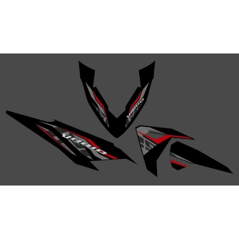 Jual STRIPING STICKER VARIO LED OLD 125 150 TRANSPARAN DESAIN MOTIF GEN 2 ORIGINAL TERBARU ...