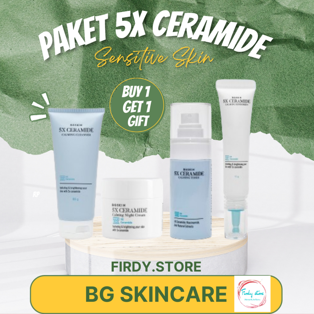 Jual BG SKIN Paket 5X Ceramide Calming | Shopee Indonesia