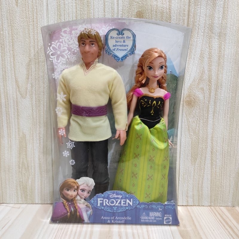 Jual Boneka Barbie Disney Frozen Anna & Kristoff | Shopee Indonesia