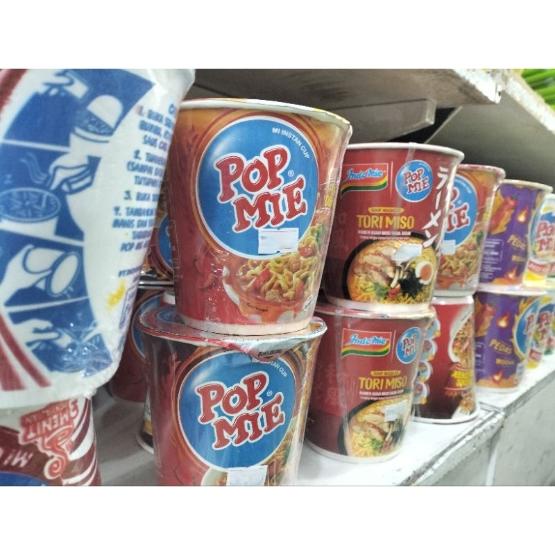 Jual Indofood Pop Mie Instant Cup Noodles Mie Instan Cup Lokal | Shopee ...