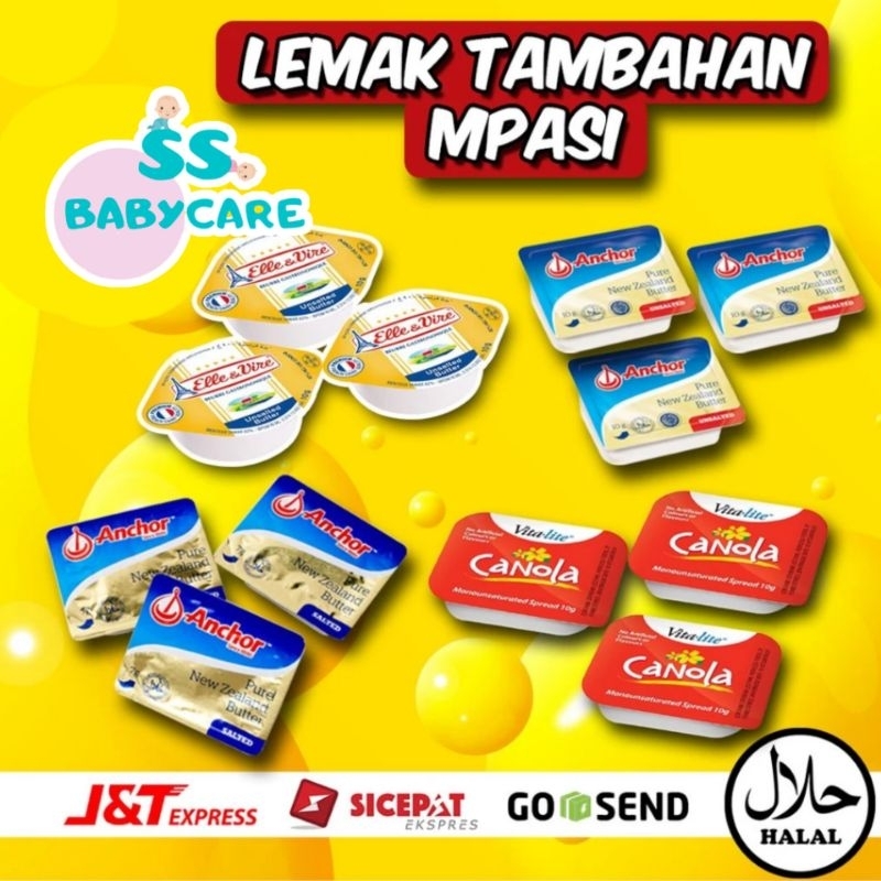 Jual ECER Unsalted Salted Butter Anchor Elle & Vire Vitalite Canola ...