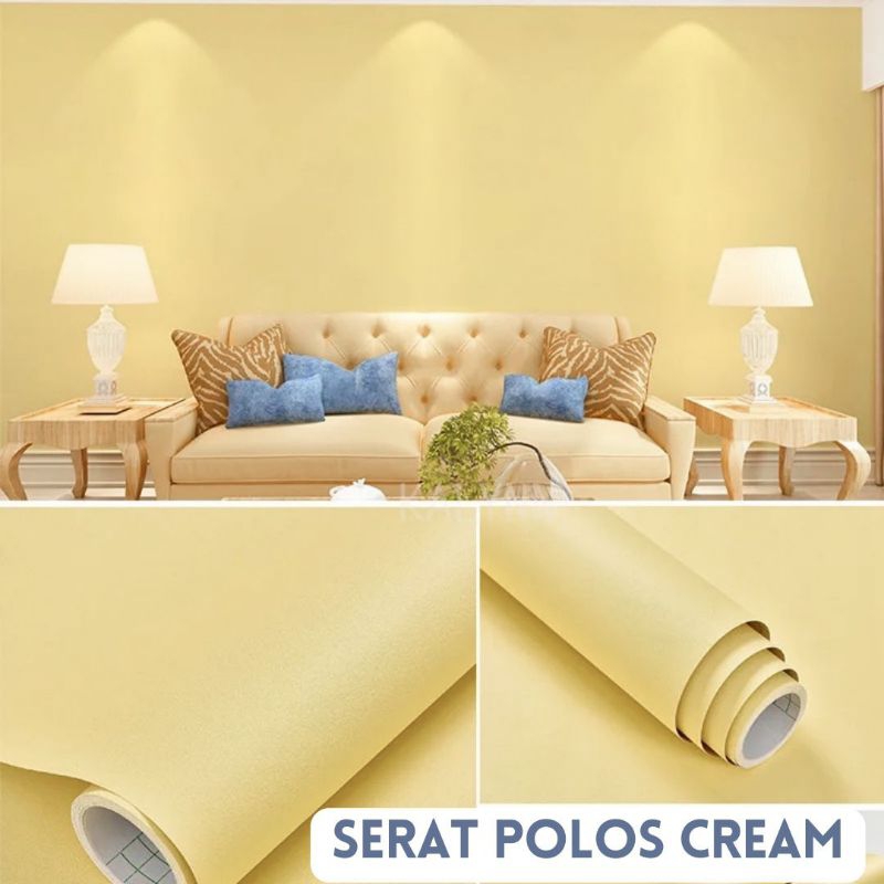 Jual Wallpaper Stiker Dinding Motif kain / Motif Linen sudah ada lemnya ...