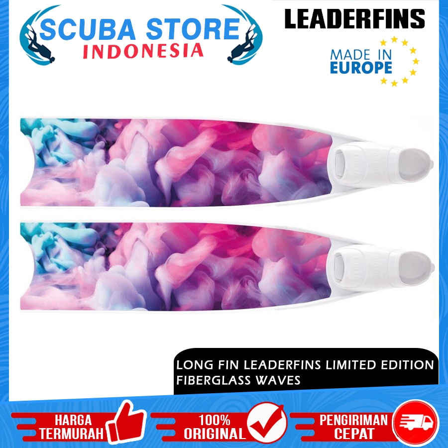 Jual Long Fin Leaderfins Pure Carbon Fiberglass Limited Edition Waves ...