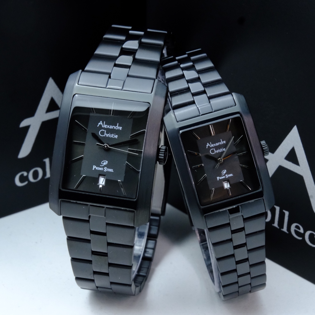 Jual Jam Alexandre Christie Couple Terbaru 2024 Original AC 1019 Full ...