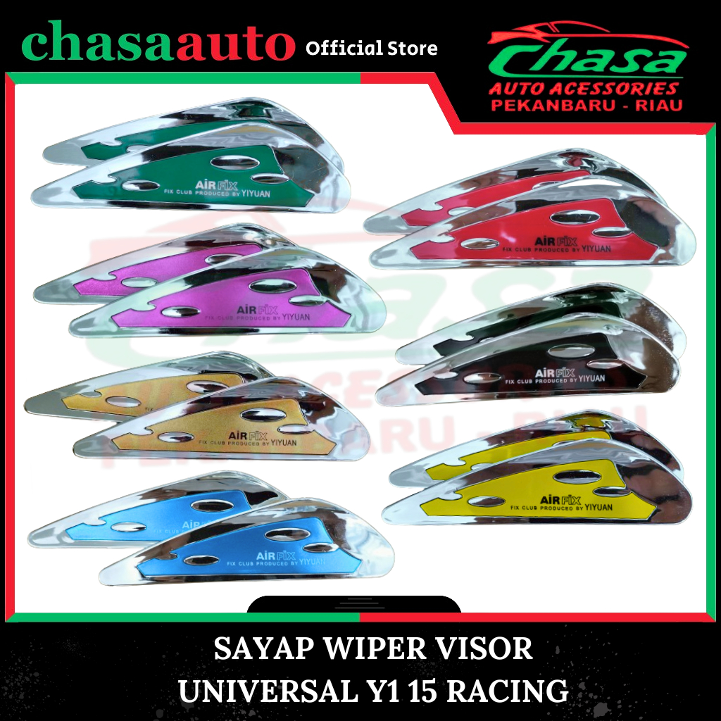 Jual (CHASA) SAYAP WIPER WIPER WINGS VISOR UNIVERSAL Y1 15 RACING | Shopee Indonesia
