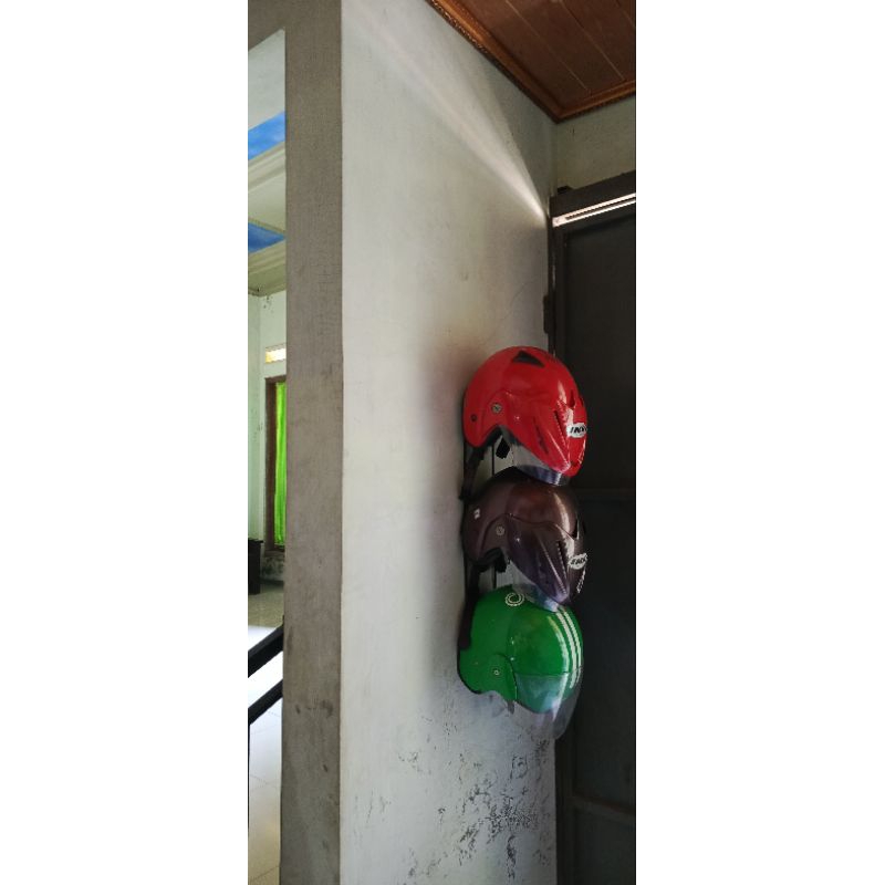 Jual RAK HELM/GANTUNGAN HELM/TEMPAT HELM TEMPEL DINDING | Shopee Indonesia