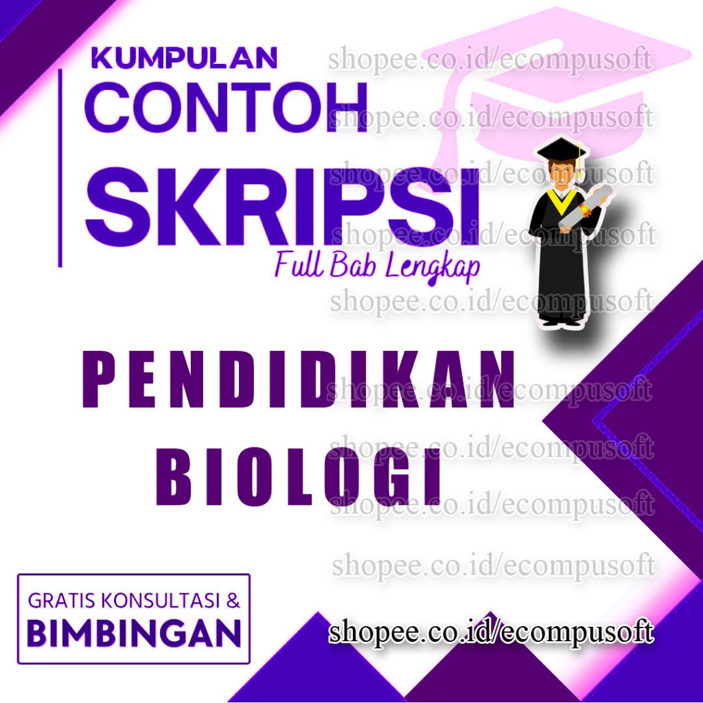 Jual Contoh Skripsi Pendidikan Biologi Shopee Indonesia