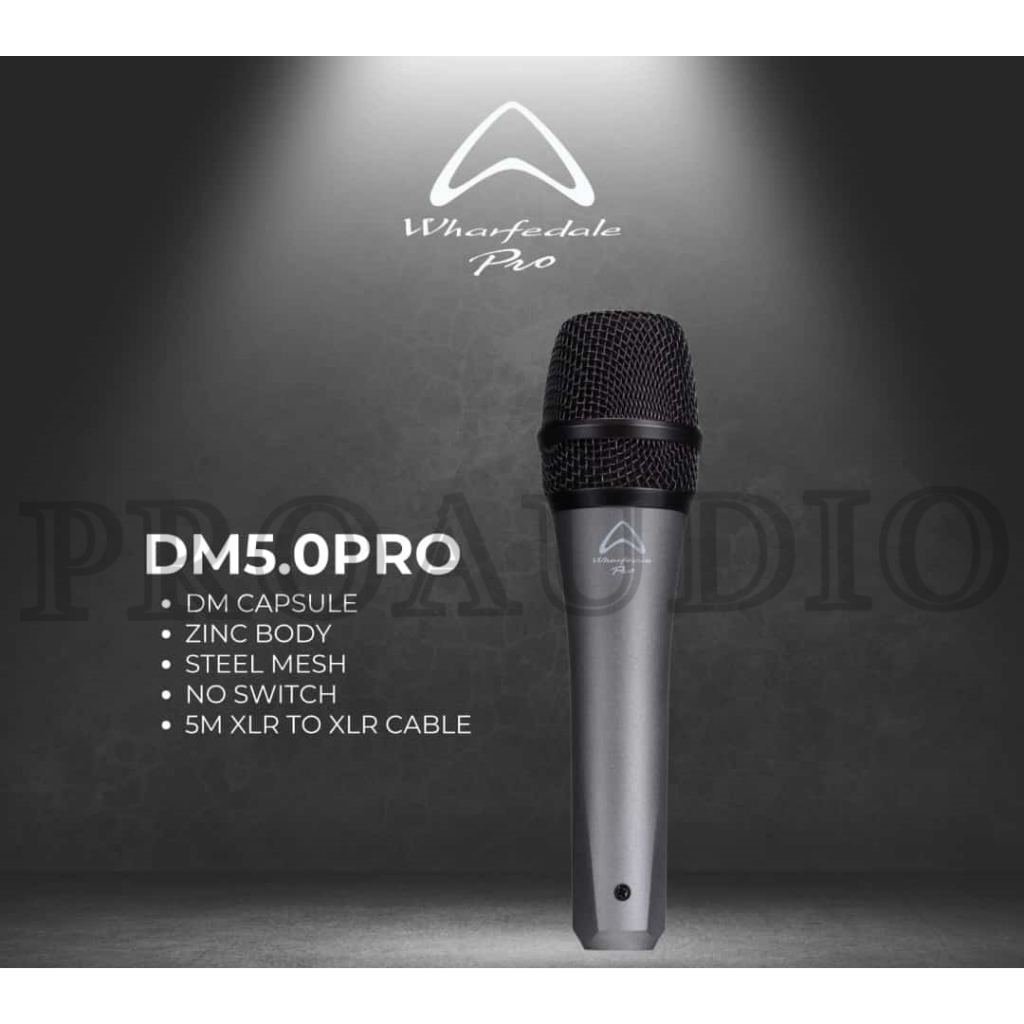Jual Mic Kabel Wharfedale DM 5.0 DM5.0 Pro Supercardioid Dynamic ...