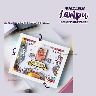 Jual Scrapbook Pop Up Frame Bingkai Polos 8R 20x25 Custom Bingkai Polos ...
