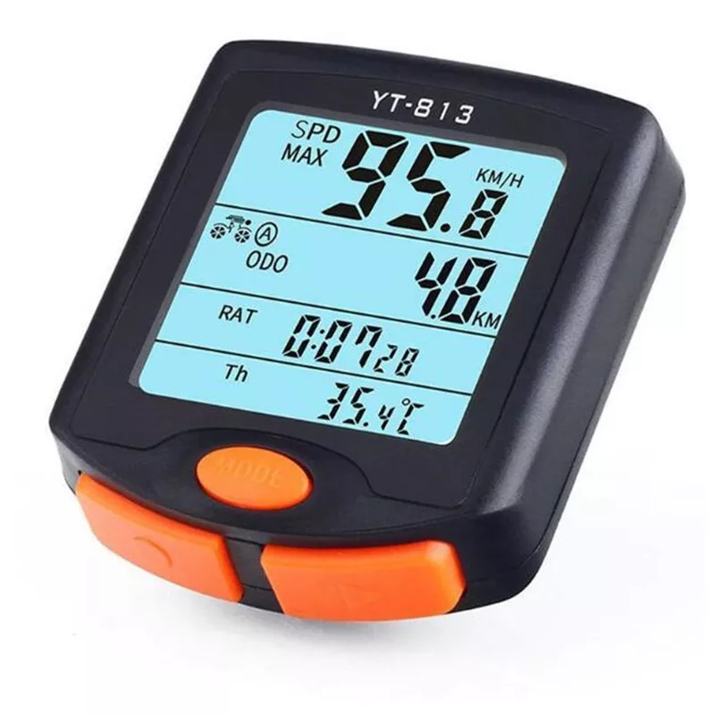 Jual Alat Ukur Speedometer Odomoter Sepeda Waterproof LED Backlight ...