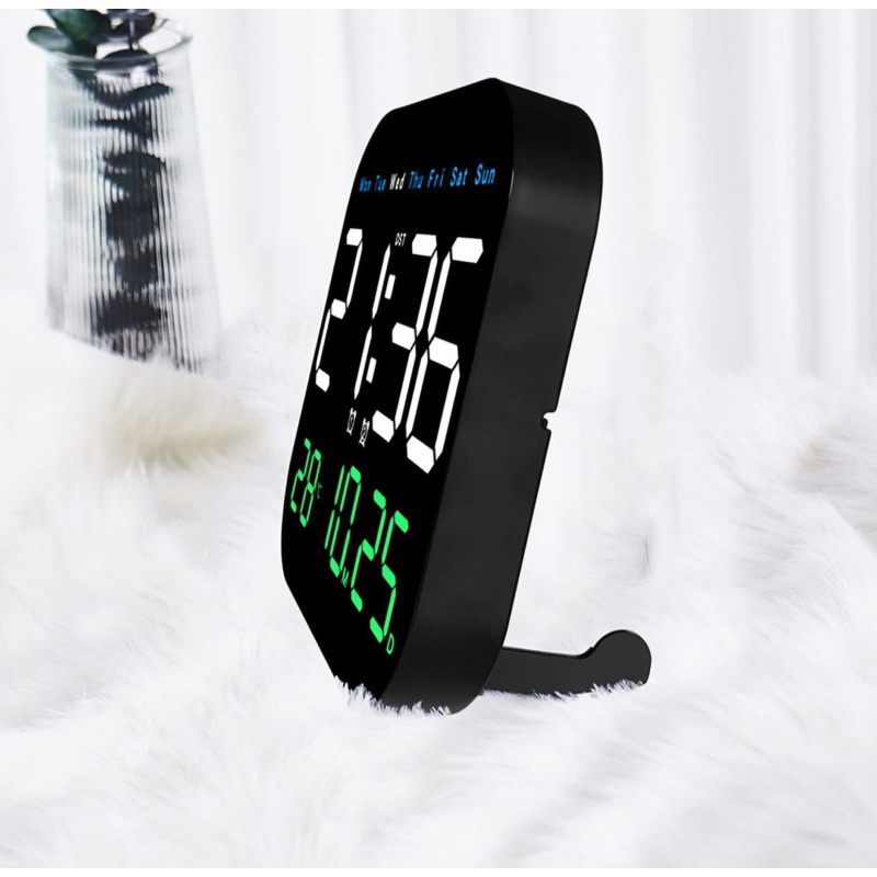 Jual Jam Digital Dinding Dan Meja LED Layar Besar Tampil Hari Tanggal ...