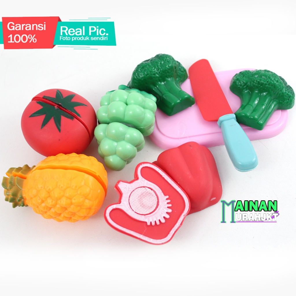 Jual MAINAN ANAK MURAH CUTTING CHEF FRUIT & VEGETABLE OCT1902 MAINAN ...