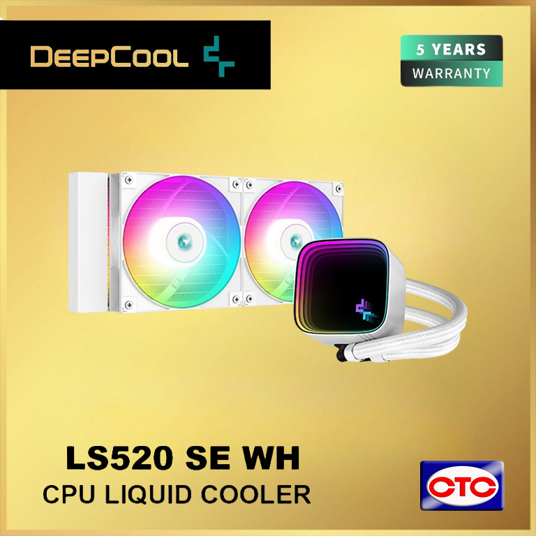 Jual CPU Liquid Cooler Deepcool LS520 SE White A-RGB 240mm | Shopee Indonesia