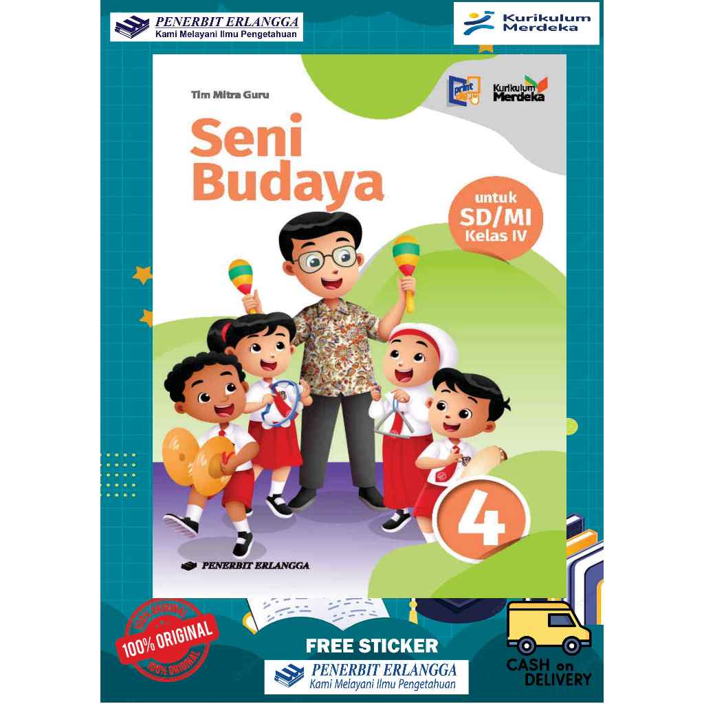 Jual BUKU SENI BUDAYA KELAS 4 SD/MI | Shopee Indonesia