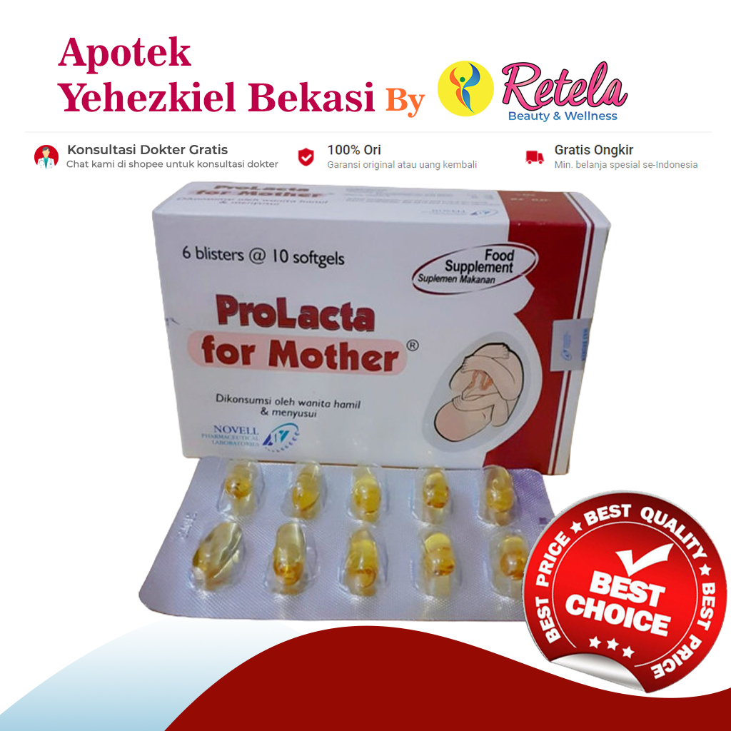Jual PROLACTA DHA FOR MOTHER 1X10 | Shopee Indonesia