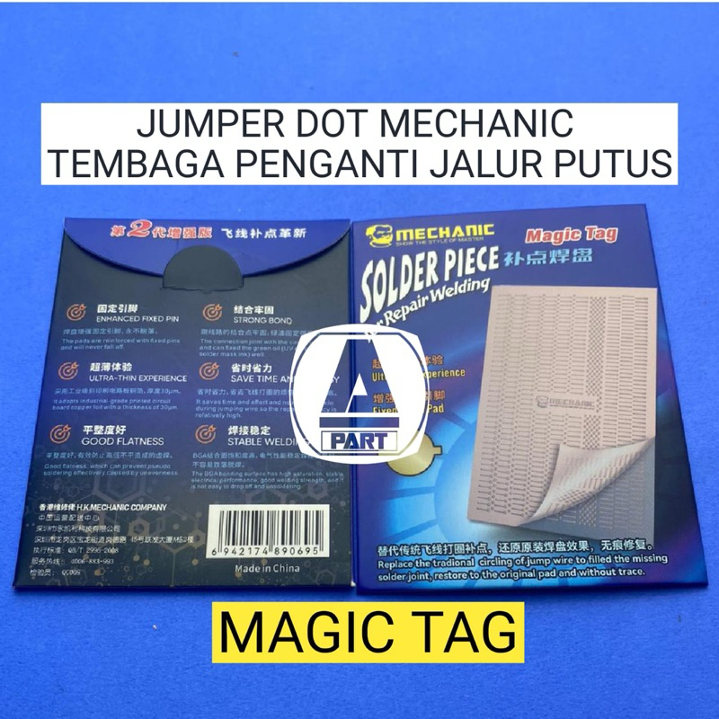 Jual MECHANIC JUMPER DOT TEMBAGA PENGANTI JALUR PUTUS /MAGIC TAG ...
