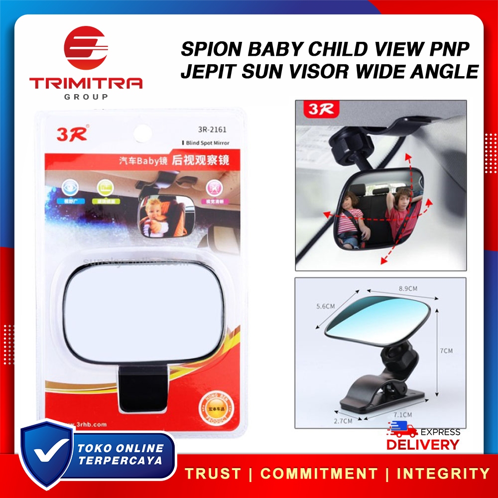 Jual Spion Tambahan Jepit Sunvisor Blind Spot 360 3R | Shopee Indonesia