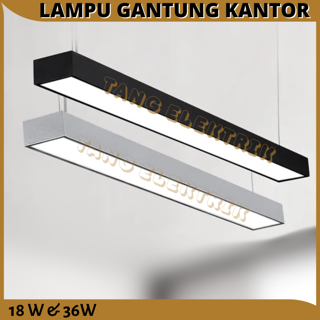 Jual Lampu Office Gantung LED Lampu Plafon LED Office Hanging Lamp 18w ...