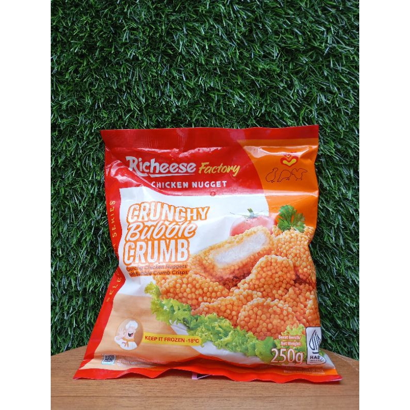 Jual Richeese Factory Nugget Crunchy Bubble Crumb 250gram | Crunchy ...
