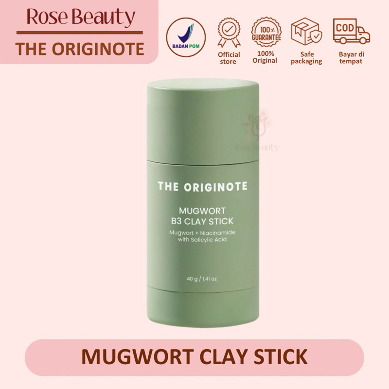Jual [READY] THE ORIGINOTE MUGWORT B3 CLAY STICK MASK MASKER WAJAH ...
