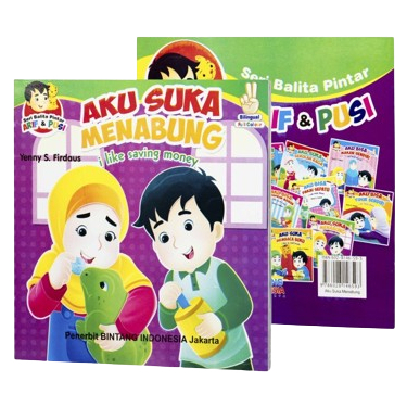 Jual Buku Cerita Anak Bergambar/Buku Cerita Seri Balita Pintar Aku Suka Menabung Full Colour ...
