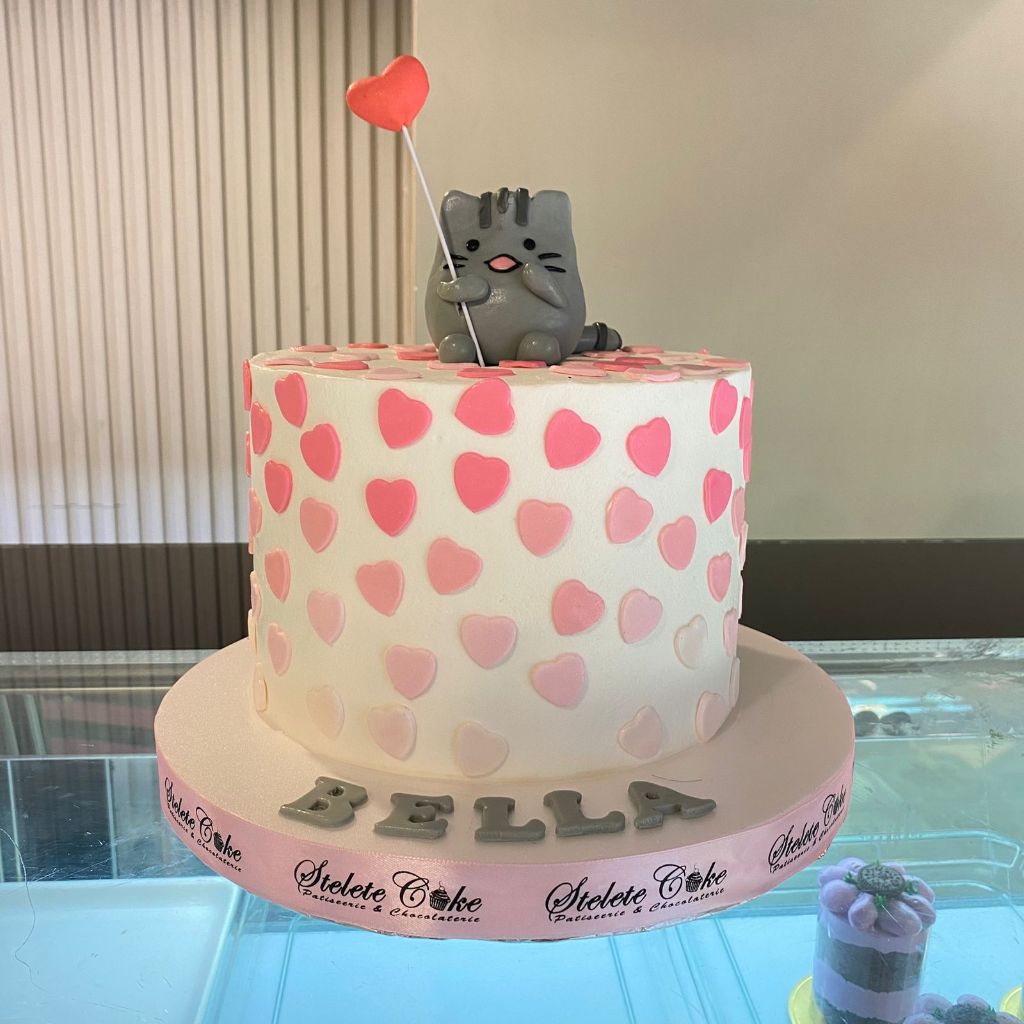 Jual Birthday Cake Cat / Custom Cake Lucu / Kue Ultah Jakarta / Kue ...