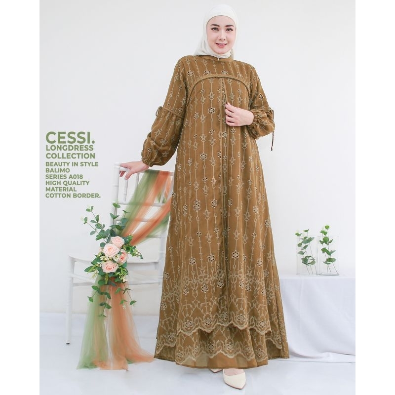 Jual Gamis Dress wanita Terbaru Chessi Terbaru by Balimo | Shopee Indonesia
