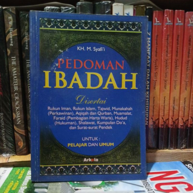 Jual Pedoman Ibadah. disertai rukun imam, rukun islam, munakahah ...