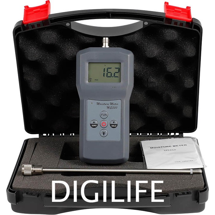 Jual Coal Moisture Meter Batu Bara Soil Tanah MS350 Content MC Tester ...