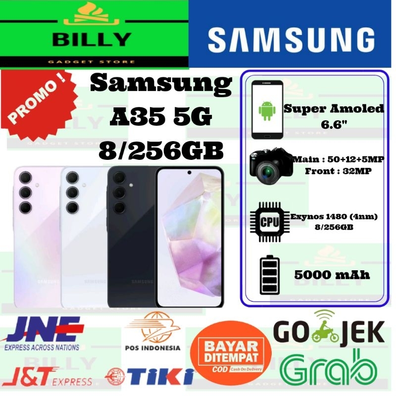 Jual SAMSUNG galaxy A35 5G 8/256 Garansi resmi samsung - Original Samsung indonesia | Shopee ...