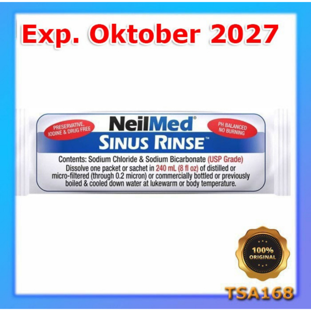 Jual NeilMed Sinus Rinse Premixed Packet Natural Relief Nasal ...