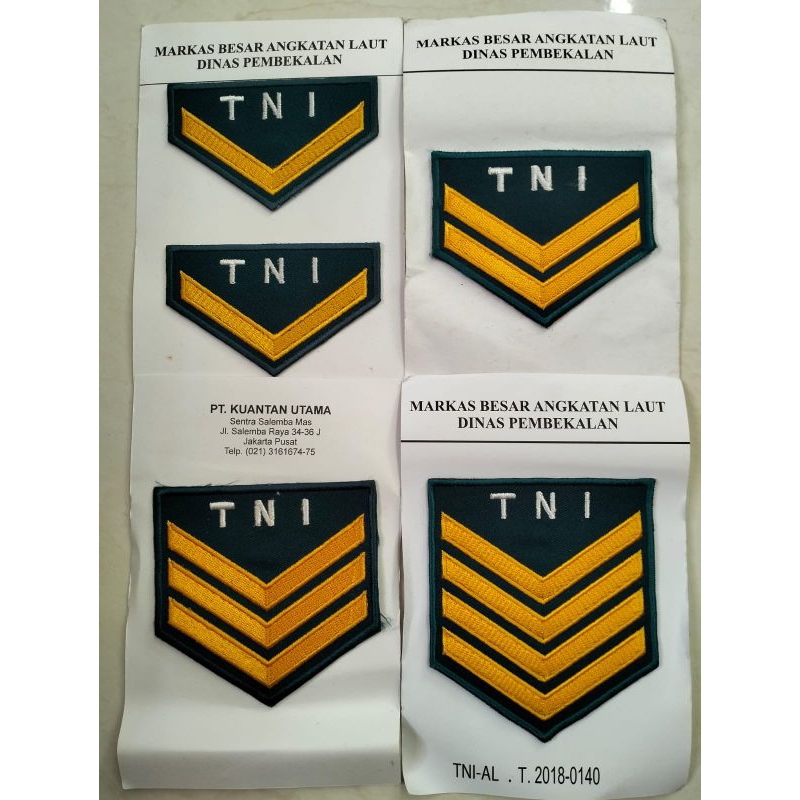 Jual PANGKAT PDH TNI AL SERDA,SERTU,SERKA,SERMA JATAH PEMBAGIAN ...