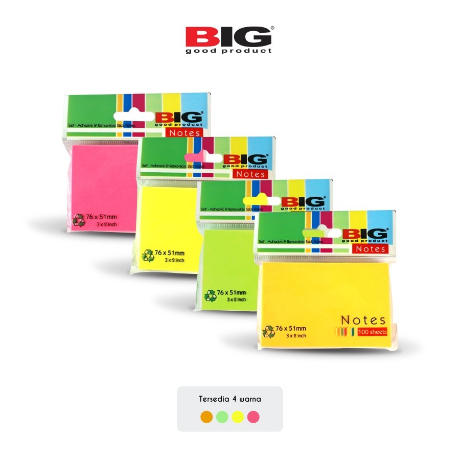 Jual BIG Sticky Notes / Memo 76 x 51 mm | Shopee Indonesia