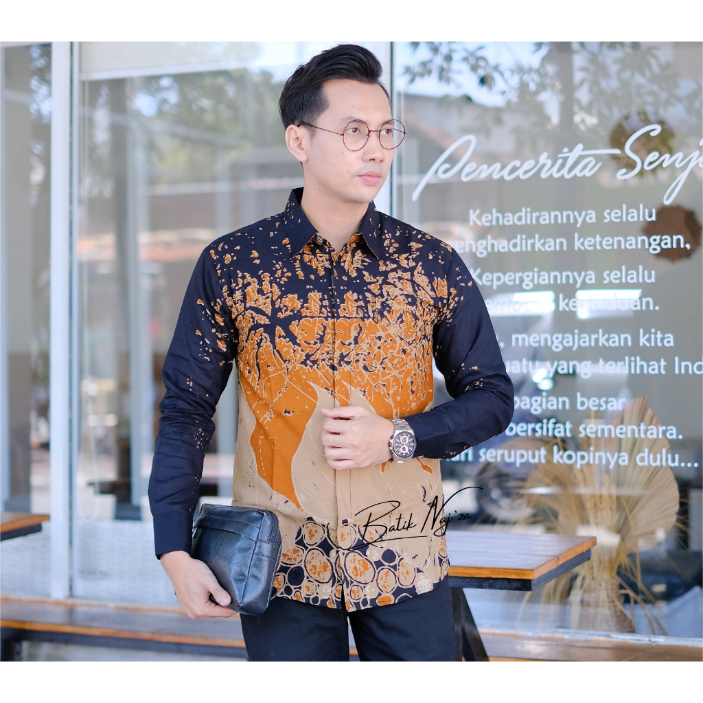 Jual BAJU BATIK LAKI - LAKI KEKINIAN BAHAN KATUN PREMIUM DISTRO NYAMAN ...