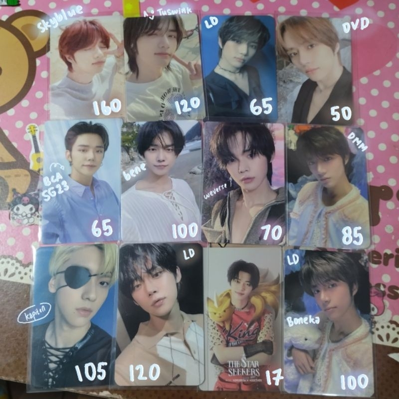 Jual Beomgyu TXT Photocard Official | Lucky Draw Temptation Midsummer Skyblue Benefit PC The ...
