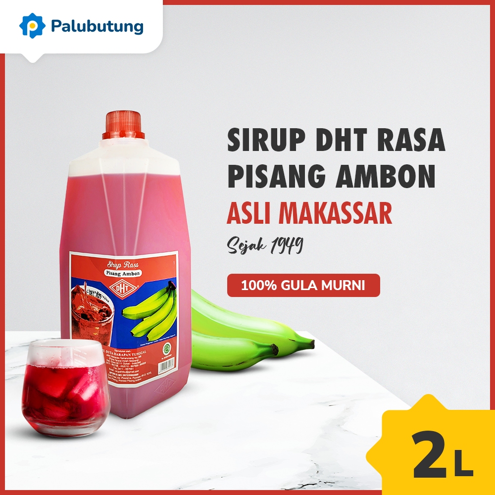 Jual PALUBUTUNG - Sirup DHT Pisang Ambon Asli Makassar 2 Liter - Sirup ...