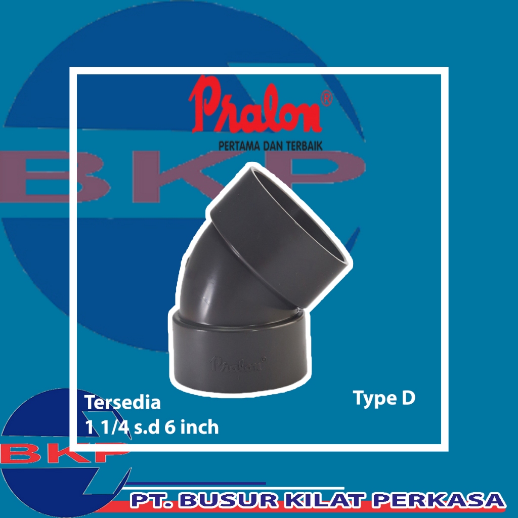 Jual Knie / Elbow 45 Pvc 1 1/4 inch Pralon Class D | Shopee Indonesia