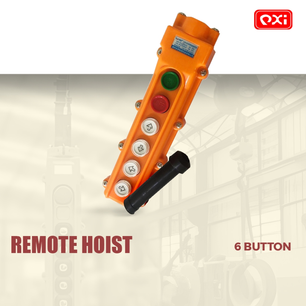 Jual Remote Hoist Button Control 6 Tombol / Remot Crane Push Button Switch | Shopee Indonesia