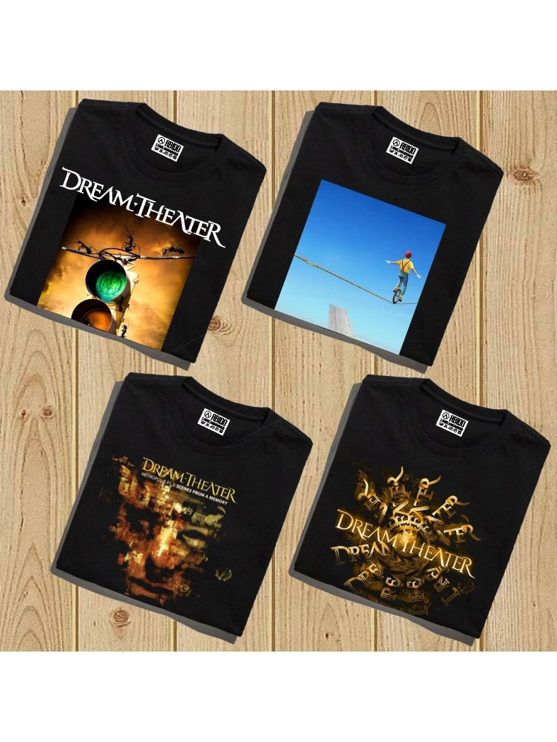 Jual PAKET HEMAT ( 100RB = 4 KAOS ) T-shirt Kaos Band DREAM TEATER ...