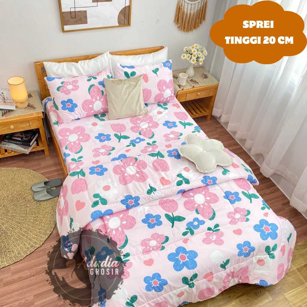 Jual SPREI TINGGI 20 CM SIZE 90X200 120X200 160X200 180X200 SEPREI ...