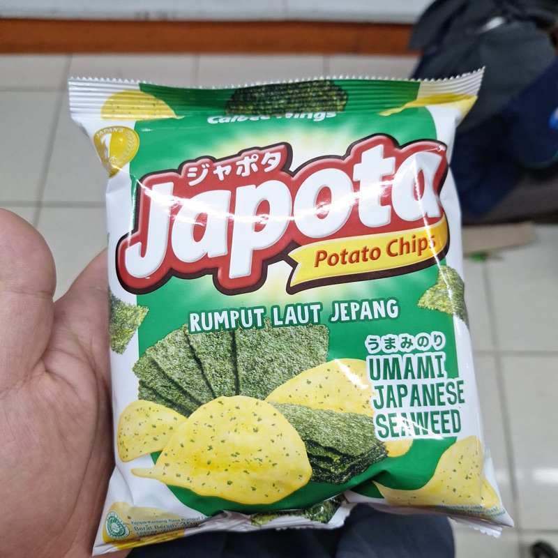 Jual JAPOTA potato chips seaweed 35gram | Shopee Indonesia