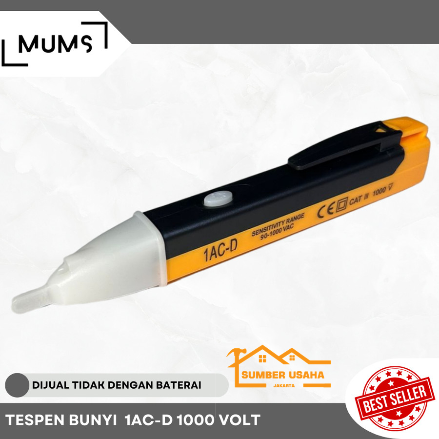 Jual Digital Test Pen Tespen Digital 1AC-D 1000 Volt Tespen Sensor ...